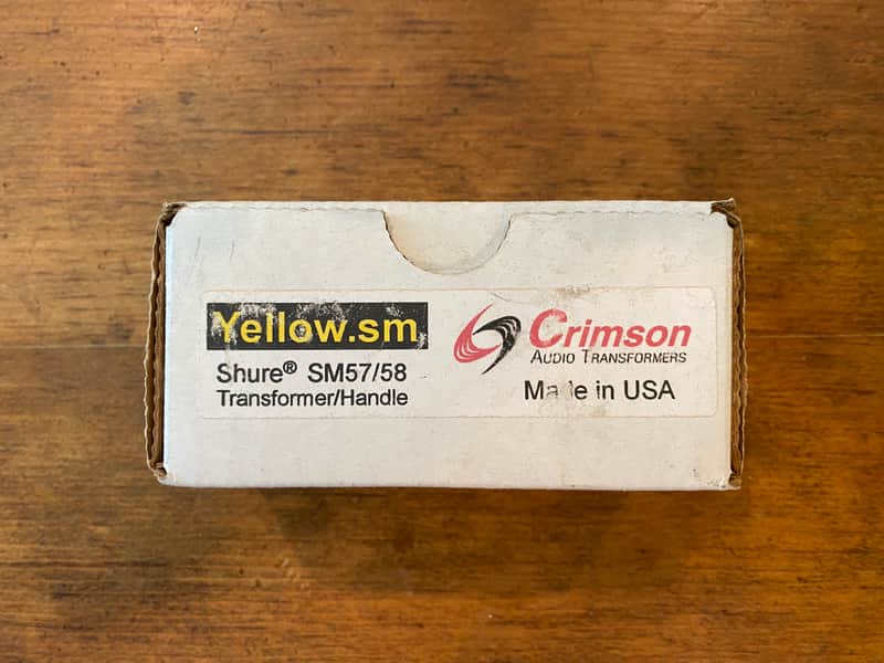 Crimson Yellow Shure 57/58 Transformer/Handle 2000's - Gray | Reverb