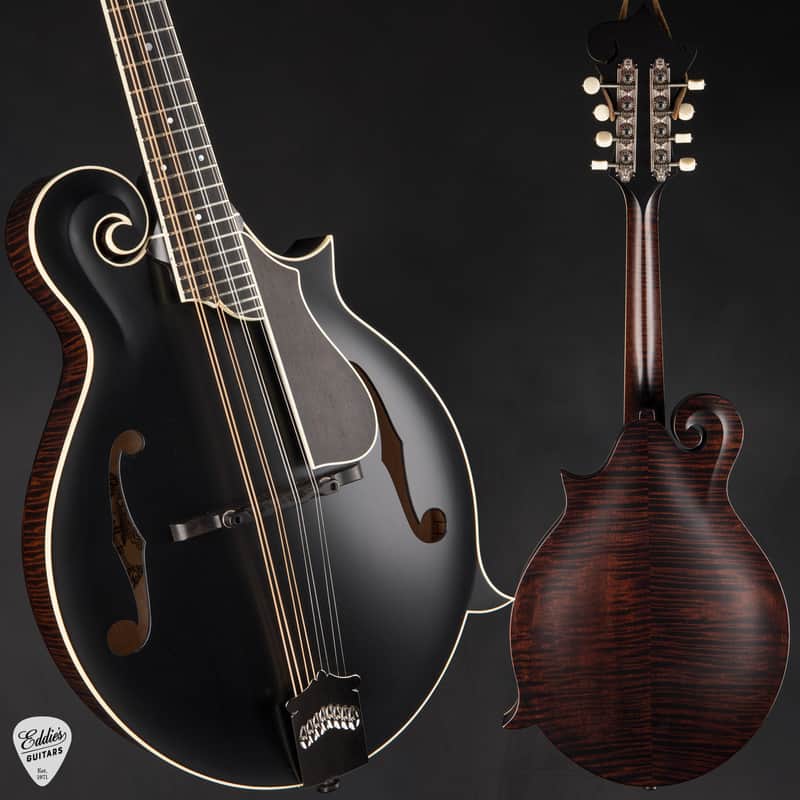 Collings MF Deluxe Mandolin Black Top - Adirondack Spruce & | Reverb