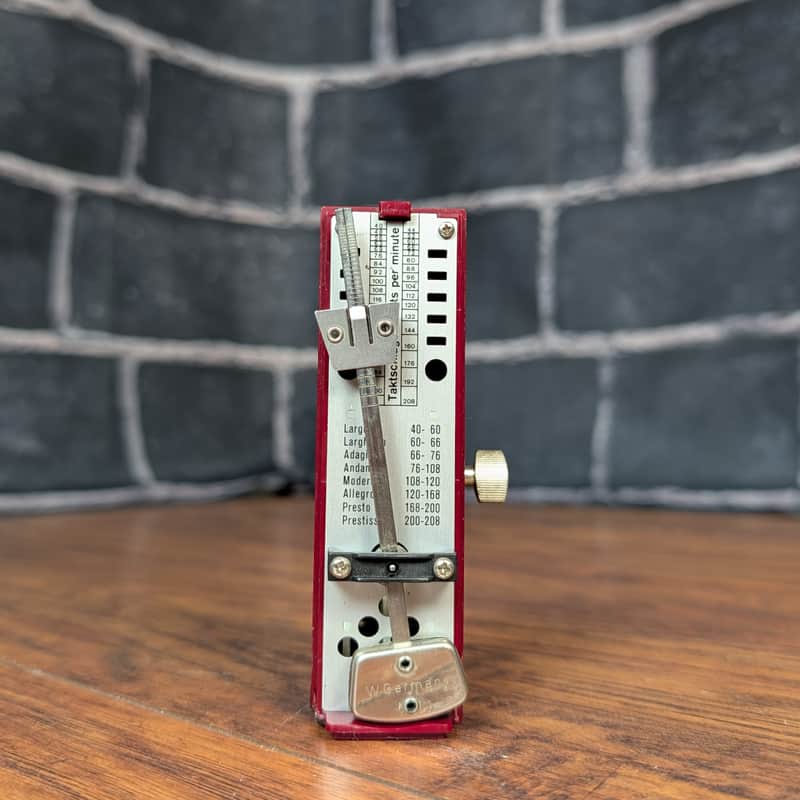Wittner Vintage Taktell Super Mini Metronome - Red | Reverb