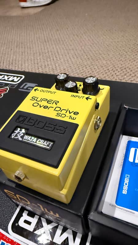 Boss SD-1W Super OverDrive Waza Craft 2015 - Present - Yellow | Reverb