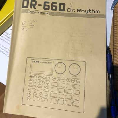 Boss DR 660 Drum Machine 90's. - Black/Gray | Reverb
