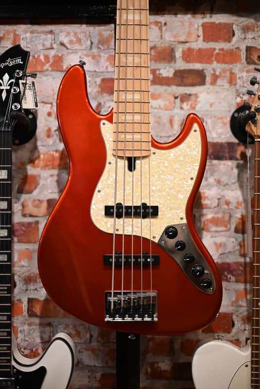 Sire Marcus Miller V7 5-String - Bright Metallic Red | Reverb