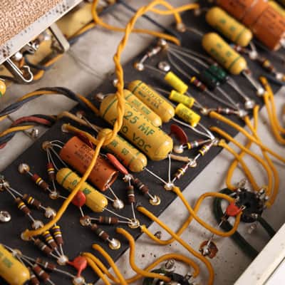 1960 Fender Vibrasonic Brownface 1x15 Combo Amplifier | Reverb