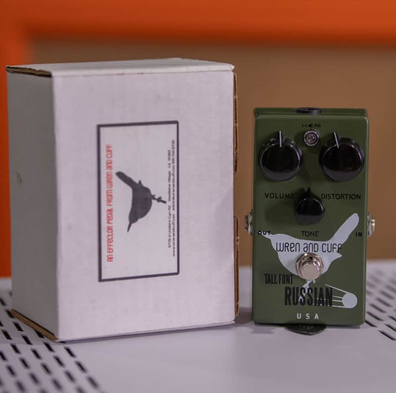 Wren and Cuff Tall Font Russian 2014 - Army Green | Reverb