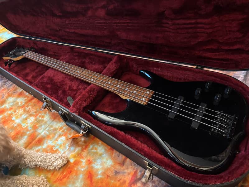 Ken Smith USA Burner 4 String bass Black 1993 w Ken Smith | Reverb