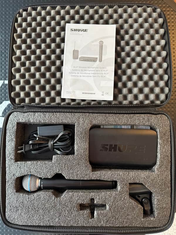 Gently Used Shure BLX24 B58 H10 Beta 58 Handheld Vocal | Reverb