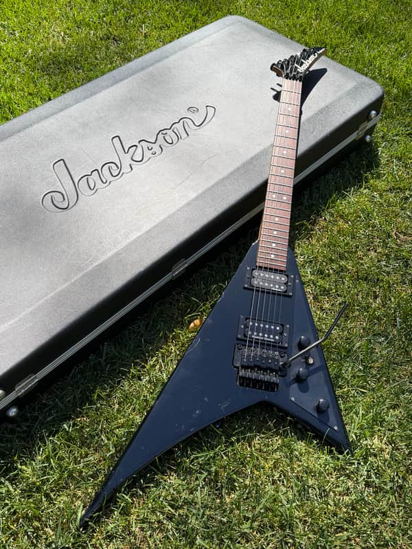 Jackson Performer Series RR Rhoads Guitar 1996 Gloss Black | Reverb