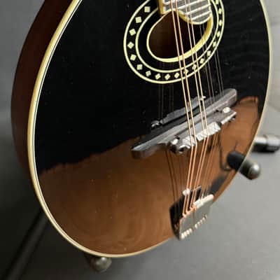 Eastman MD404-BK Oval-Hole A-Style Mandolin Gloss Black Top | Reverb