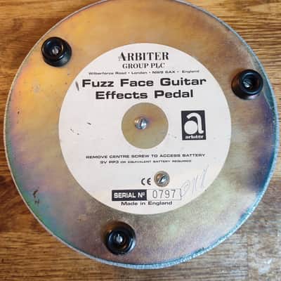 Dallas Arbiter Fuzz Face (Denis Cornell) 1999 - 2000 - Silver | Reverb