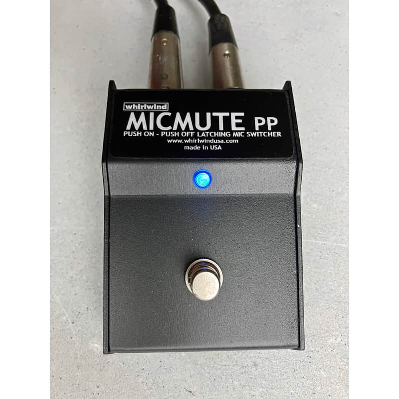 Whirlwind MICMUTE PP Microphone ON/OFF Foot Pedal Switch | Reverb