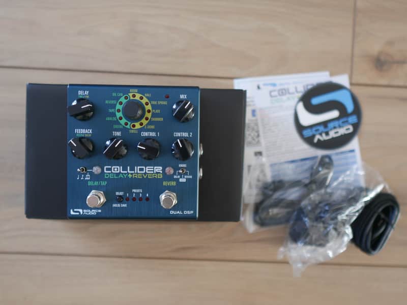 Source Audio SA263 Collider Delay + Reverb 2010s - Blue | Reverb