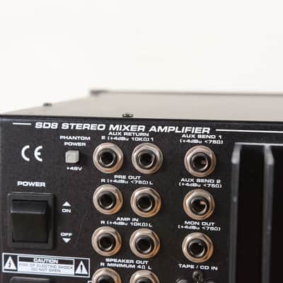 Samson SD8 8-Channel Stereo Powered Mixer with DSP | Reverb Greece