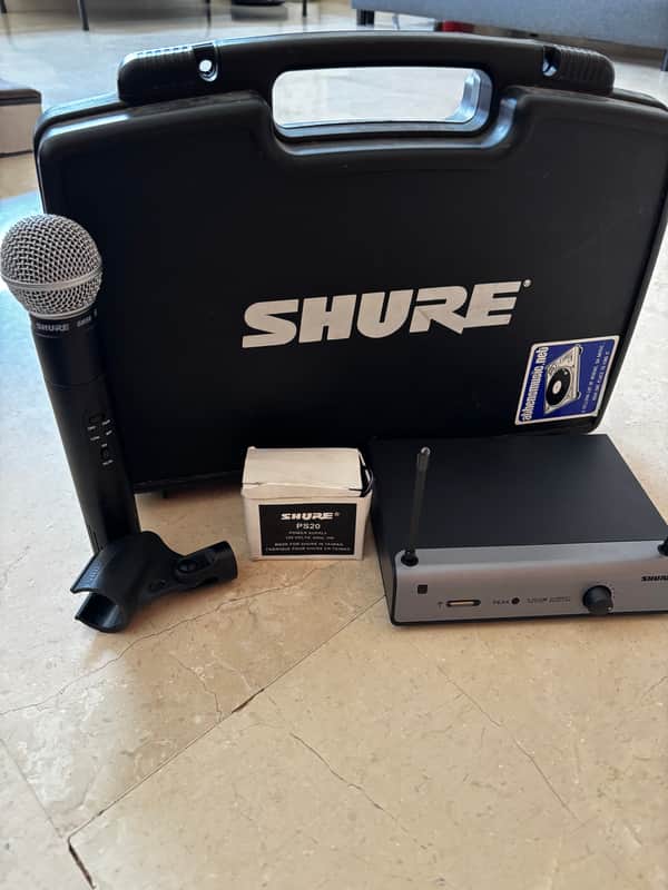 Shure SM58 UT2 Wireless Mic UT4A receiver Mid-90’s | Reverb