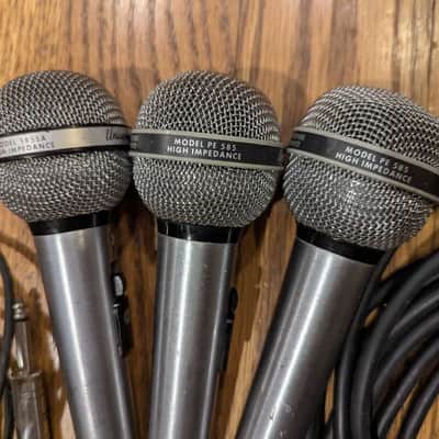 1 Shure Unisphere 585SA mic and 2 PE 585 Unisphere A mics | Reverb