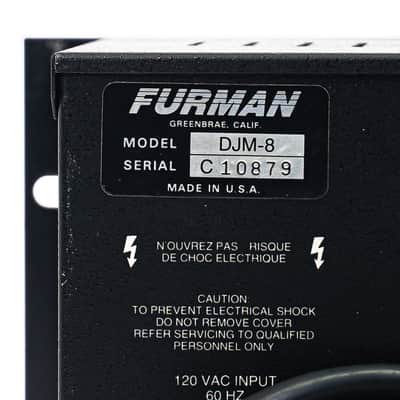 Furman DJM-8 DJ Production Mixer with PUNCH Sub Harmonic | Reverb