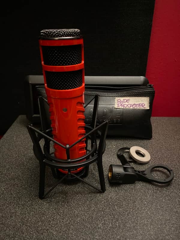 RODE Procaster Cardioid Dynamic Broadcast Microphone - Red | Reverb