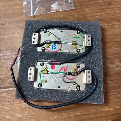 Fender Kingfish Signature 2-piece Humbucker Pickup Set Chrome | Reverb