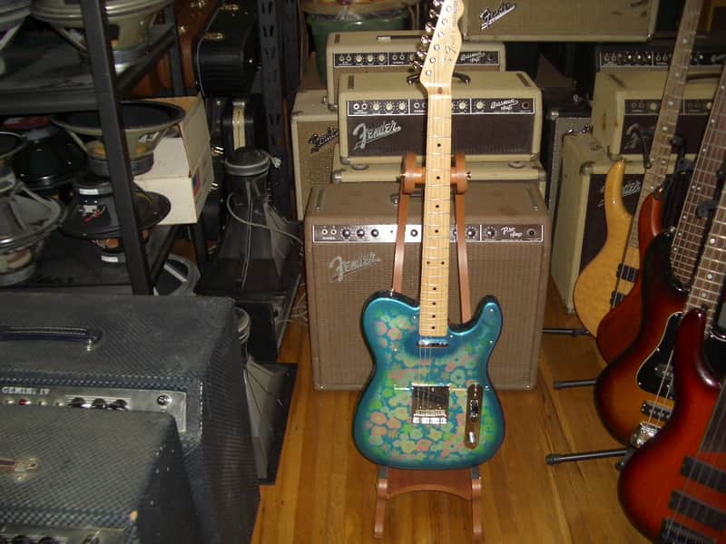 Fender Telecaster 1999 - Blue Floral (Crafted in Japan) | Reverb