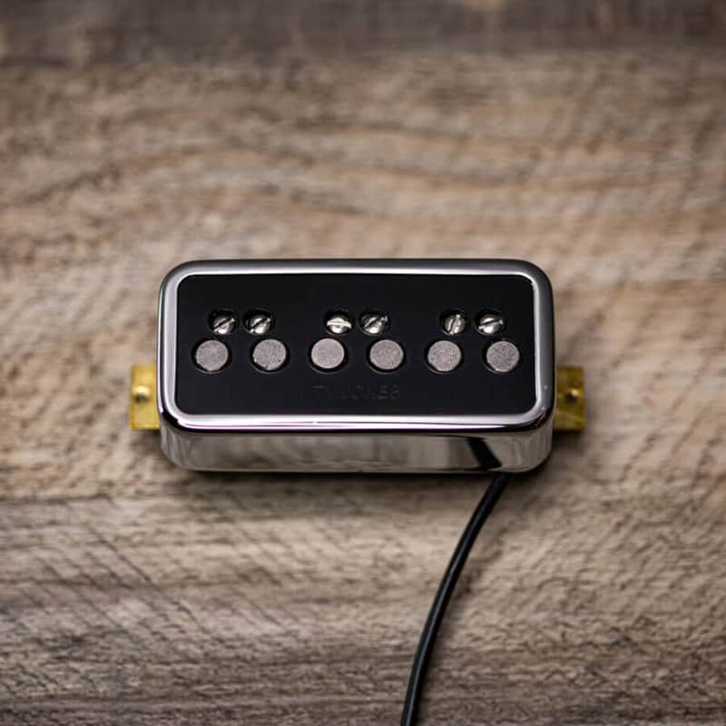 TV Jones T-Armond™ English Mount™ Bridge Pickup in Chrome | Reverb
