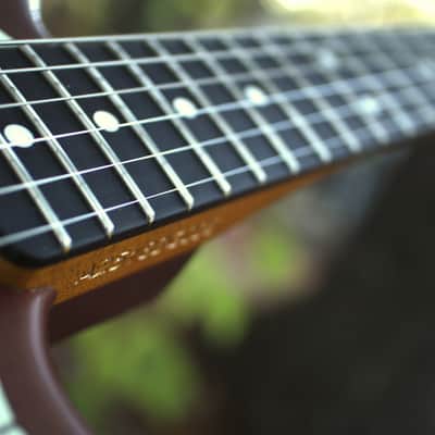Lewis Guitars Adélie – Heartwood Brown – Handcrafted Offset | Reverb