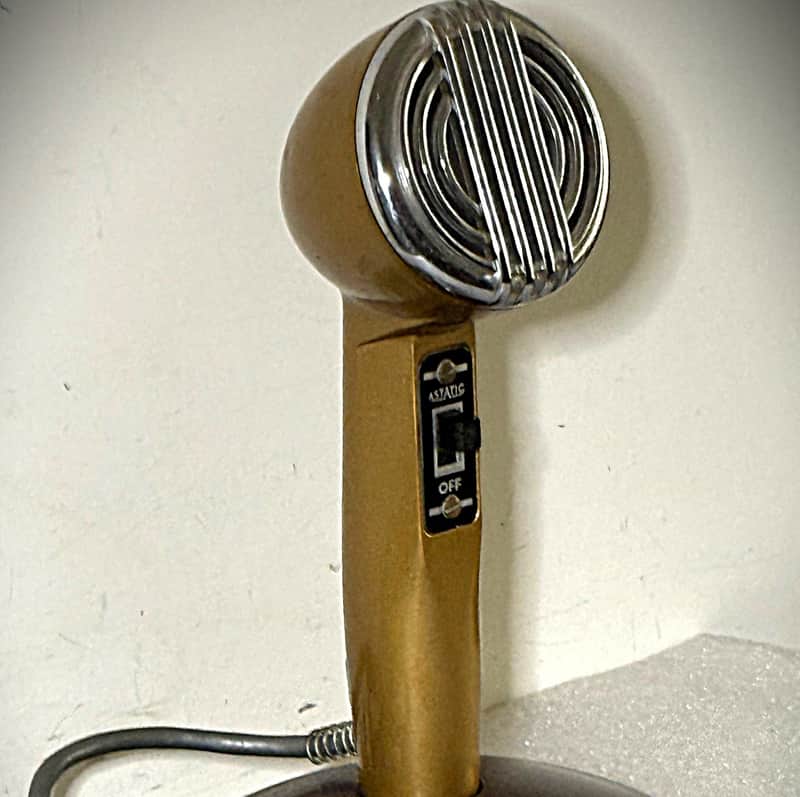 Vintage 1950's ASTATIC Crystal 200S Crystal Microphone, | Reverb