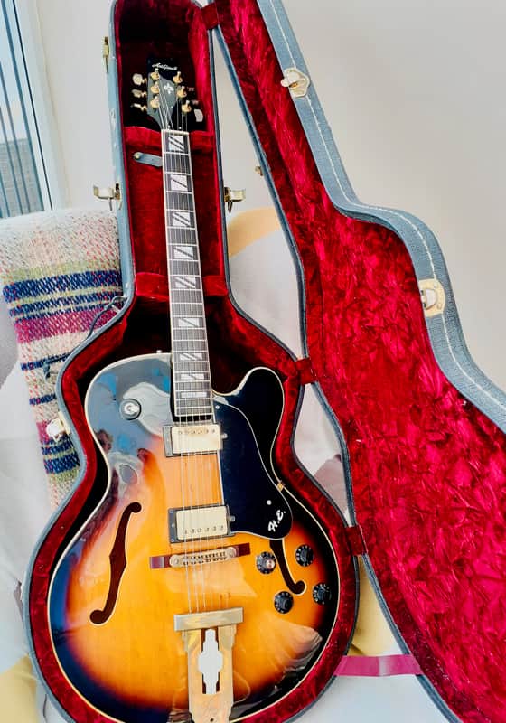 Aria PE175 'Herb Ellis" 80's Sunburst, Limited | Reverb Portugal