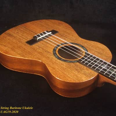 Handcrafted 5 String ArchBack Baritone Ukulele, Solid Mango, | Reverb