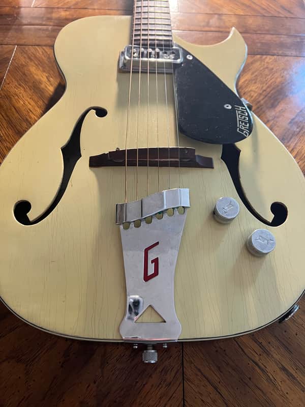 Gretsch Rambler 6115 1957-1961 - White +Blakc | Reverb