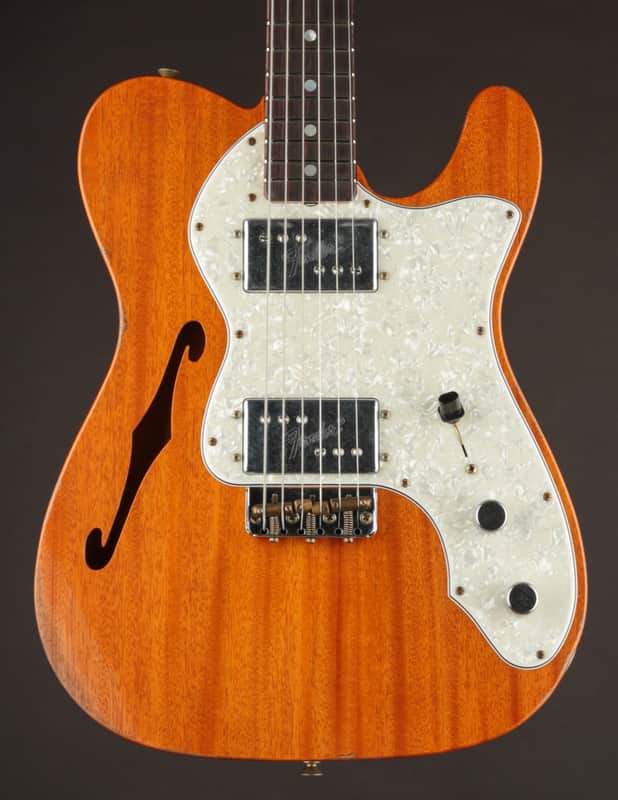 Fender Custom Shop LTD 1964 Bobbed Telecaster Thinline Aged | Reverb