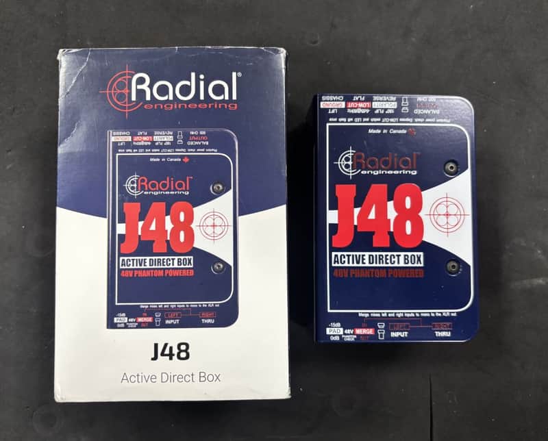 Radial J48 Active Direct Box DI Box attiva con trasformatori | Reverb