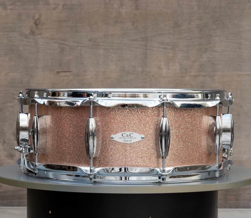 C&C 5.5"x14" 12th and Vine Maple/Pop/Maple Champagne Sparkle | Reverb