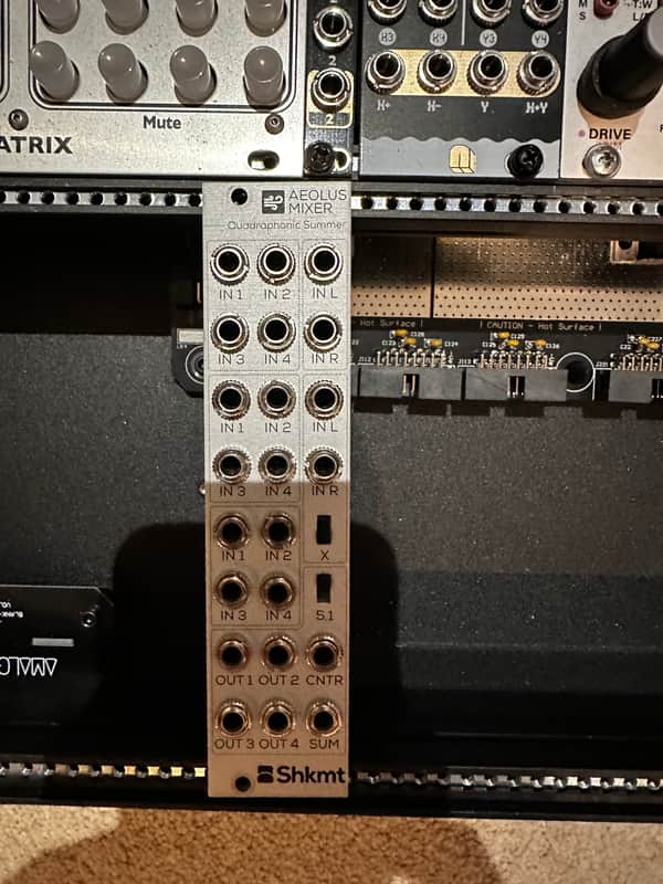Shakmat Modular Aeolus Mixer Quadraphonic Mixer - Silver | Reverb