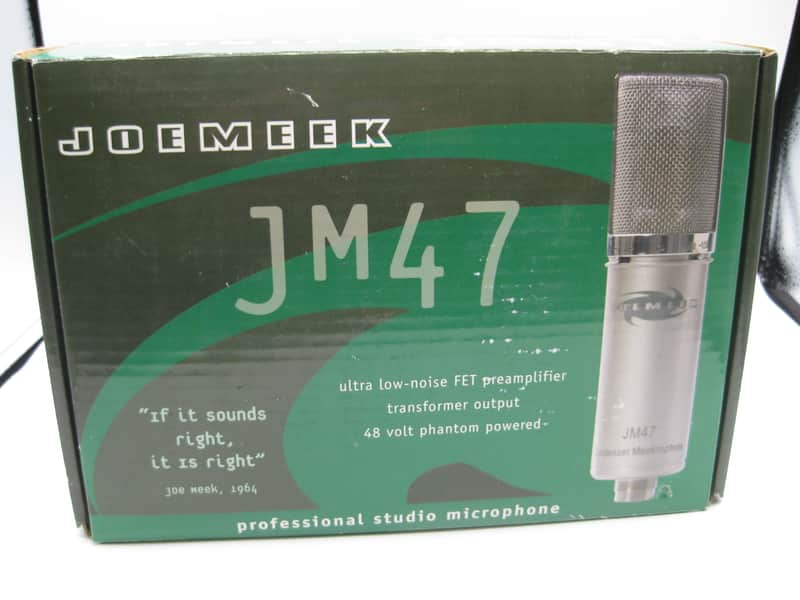 Joe Meek (Joemeek) JM47 FET Condenser Large Diaphragm Mic | Reverb