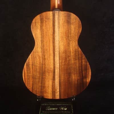 Handmade Thin Body Tenor Ukulele, Solid Hawaiian Koa, | Reverb