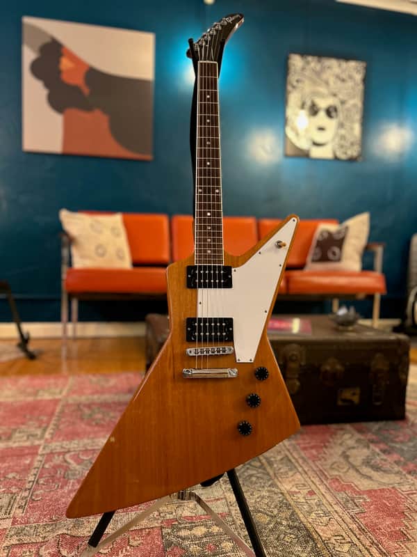 2024 Gibson '70s Explorer - Antique Natural | Reverb