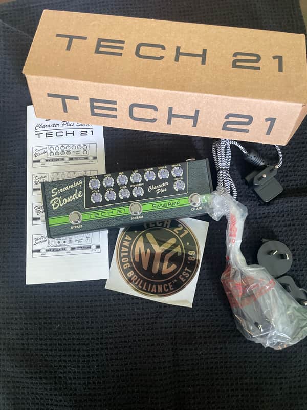 Tech 21 SansAmp Character Plus Series Screaming Blonde 2022 - | Reverb