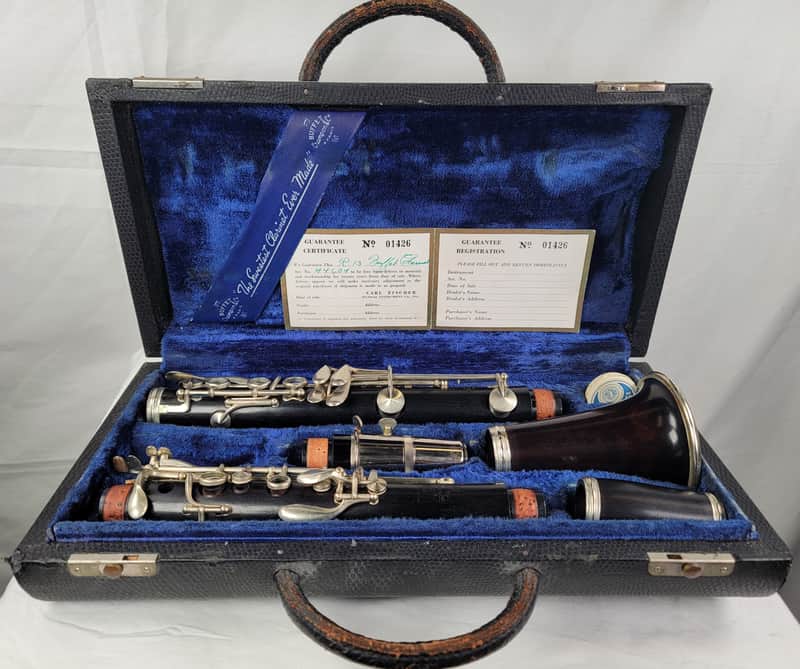 Vintage, 1952 Buffet Crampon R-13 Clarinet, Serviced, Ready | Reverb