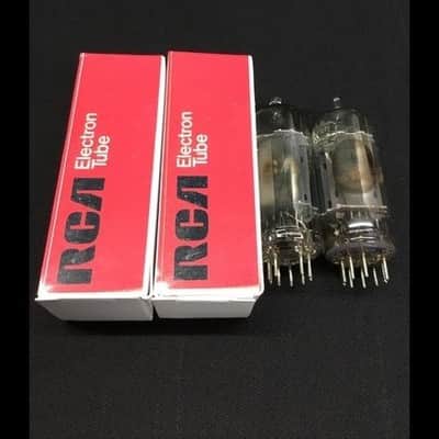 Matched Pair RCA 6CG7 (6FQ7) CLEAR TOP Vintage Audio VACUUM | Reverb