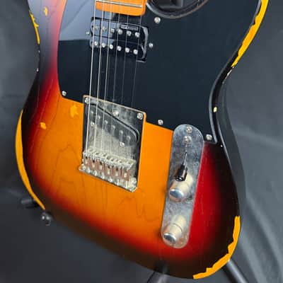 ESP LTD TE-254 Tele-Style Electric Guitar Distressed Sunburst | Reverb