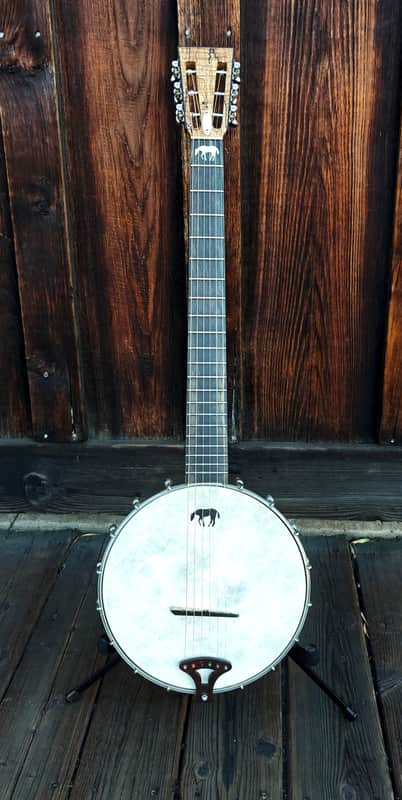 Lame Horse Gitjo – Handmade 6-String Banjo Guitar • Boutique | Reverb