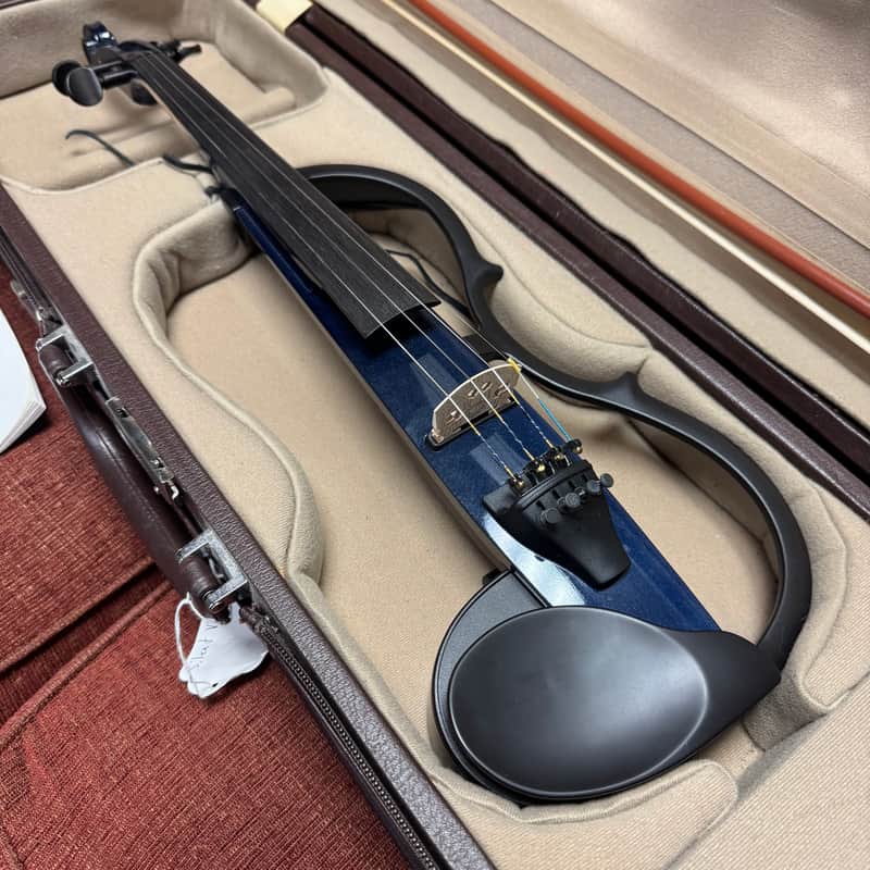 Yamaha SV-100K Silent Violin Blueburst with Case & Bow | Reverb