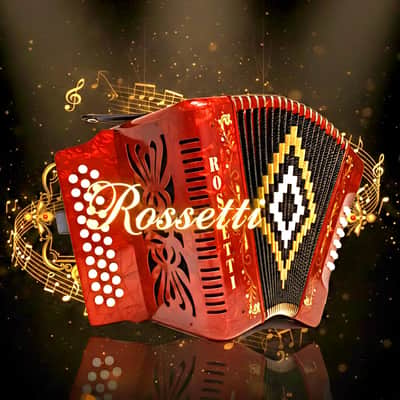 Rossetti 31-key Diatonic 12 Bass Button Accordion Red w/ Case | Reverb