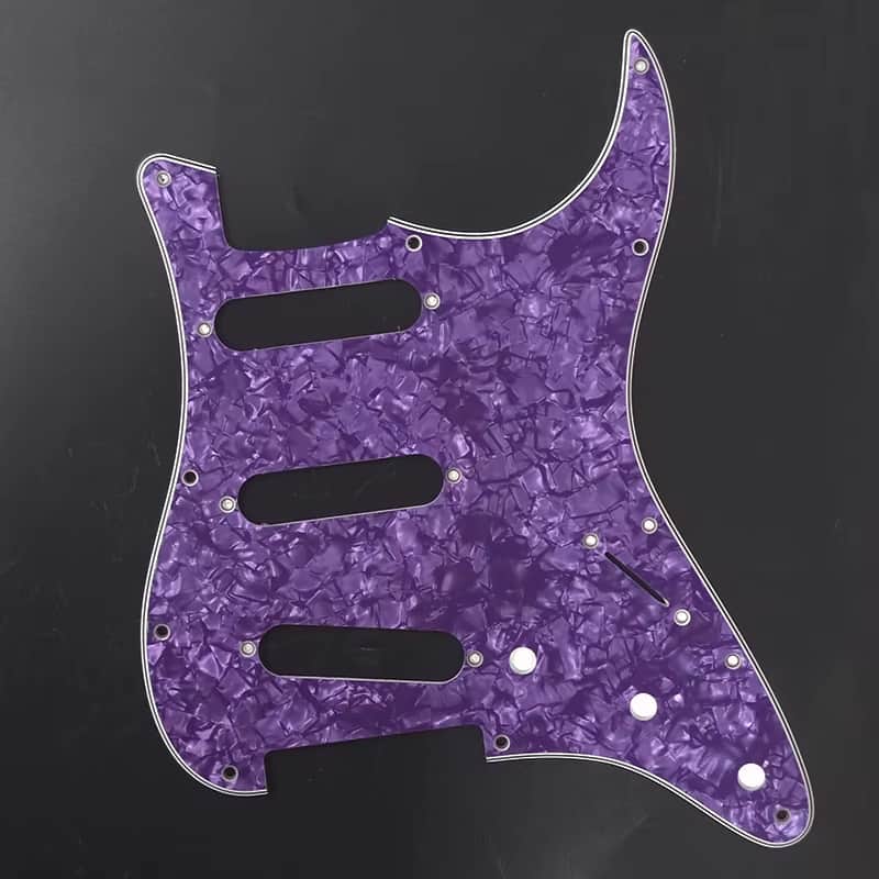 Purple Pearl Guitar Stratocaster Strat Style Pickguard | Reverb