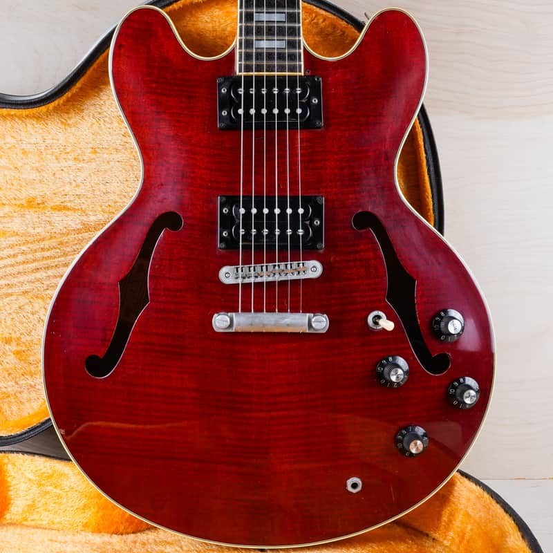 Greco SA-700 MIJ 1979 Wine Red Flame Top Vintage Japan Maxon | Reverb