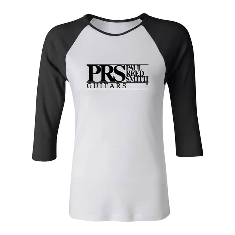PRS Logo Jersey, 3/4 Sleeves, Black/White - Medium | Reverb
