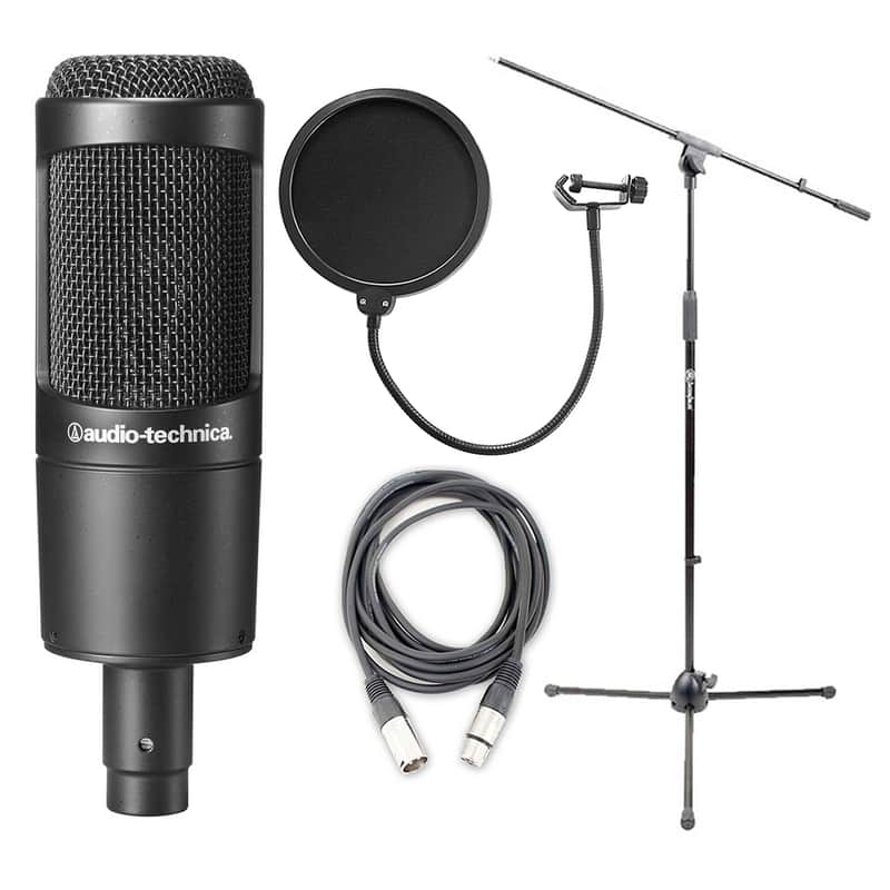 Audio-Technica AT2035 Cardioid Condenser Microphone with | Reverb