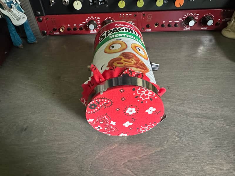 Tin Can Microphone 2026 - Spaghetti Ohs. | Reverb