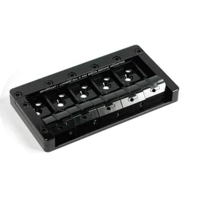 KSM KSM Foundation Bass Bridge (5-String) Black w/ Black | Reverb UK