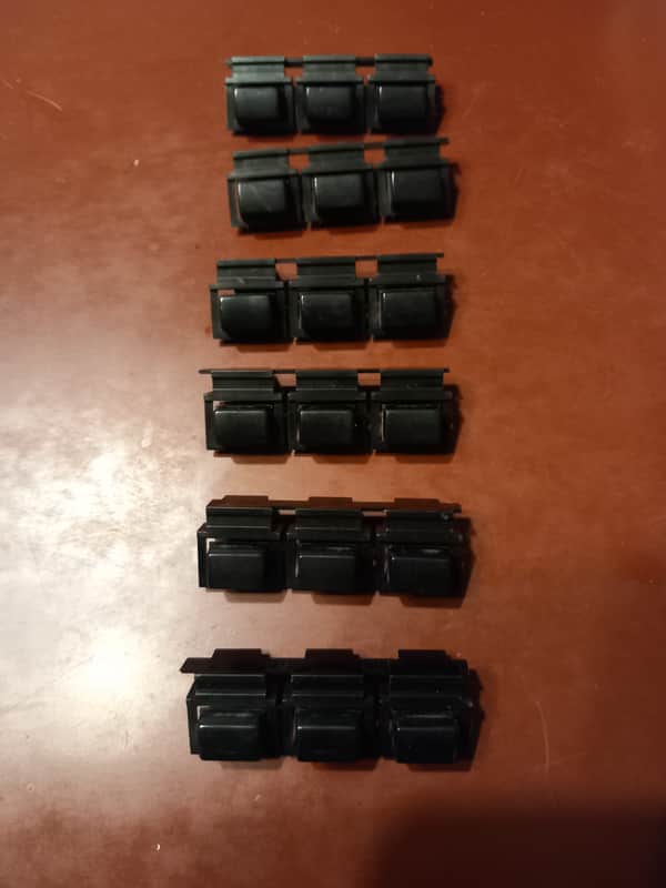 Set of 6x3 Button assembly for SY-55 | Reverb