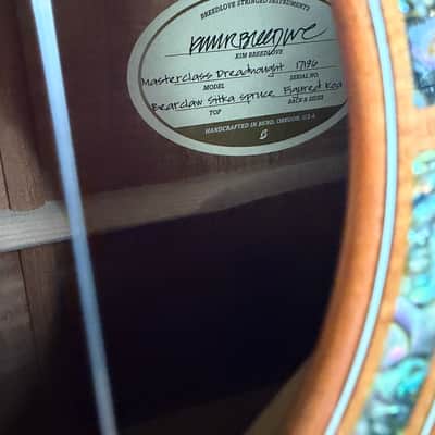 Breedlove Master Class Dreadnought Bear Claw Spruce/ | Reverb Canada
